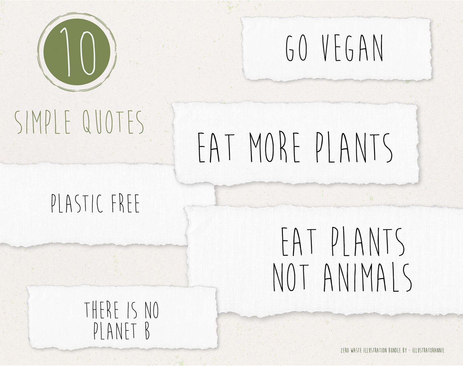 Zero Waste Vegan SVG Bundle-Zero Waste Illustration-Vegan | Etsy