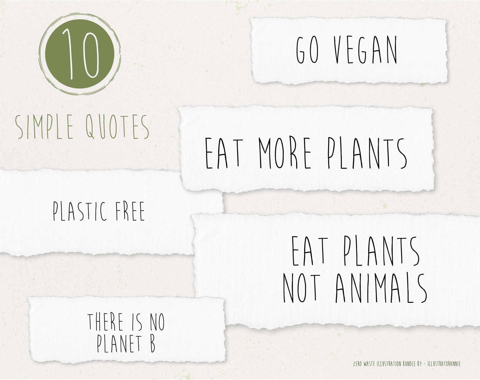 Zero Waste Vegan SVG Bundle-Zero Waste Illustration-Vegan | Etsy