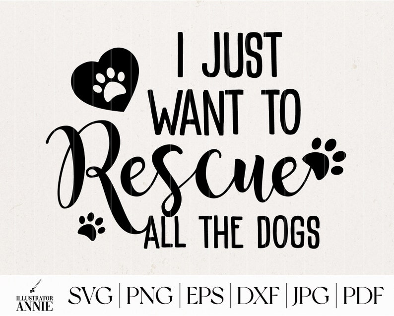 Dog Rescue SVG Bundle Commercial Use Dog Lover SVG Dog - Etsy