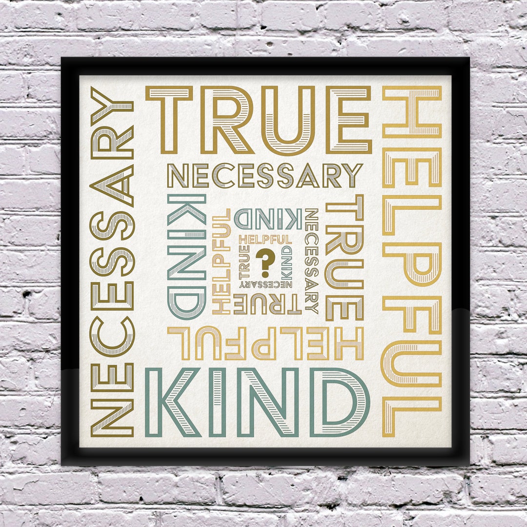 Super High-resolution Printable Download Ask Yourself, is It: True Kind ...
