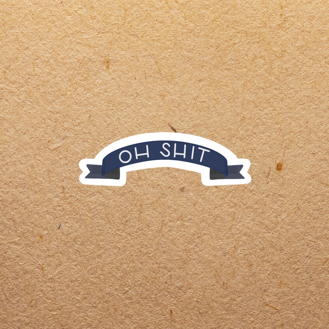 Oh Shit Banner Sticker Explicit Uh Oh Oops Laptop Decal - Etsy