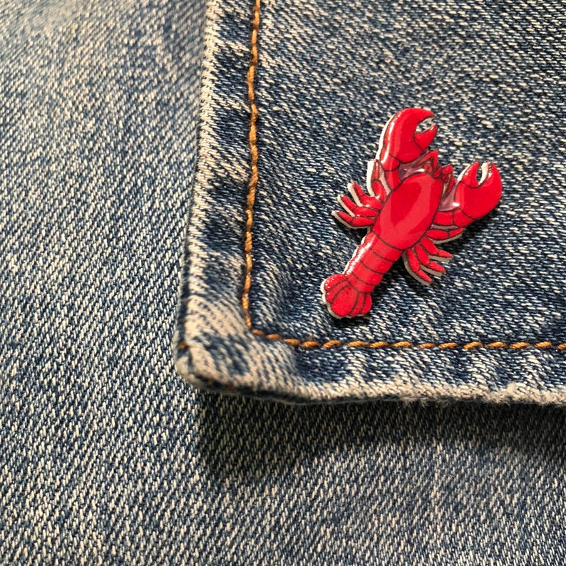 Lobster Pin | Maine Seafood | Marine Animal Creature | Jewelry ...