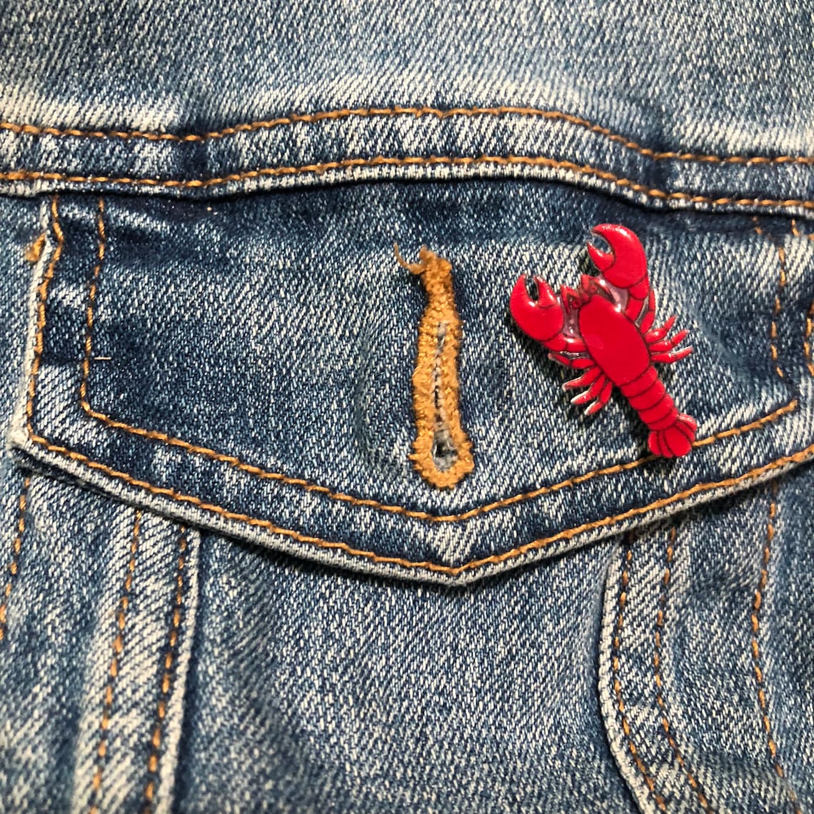 Lobster Pin | Maine Seafood | Marine Animal Creature | Jewelry ...