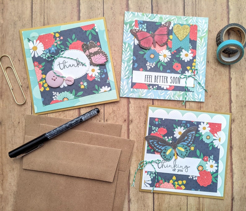 Paper & Party Supplies Blank Cards Outdoor Card Set Variety 3 Pack Card ...