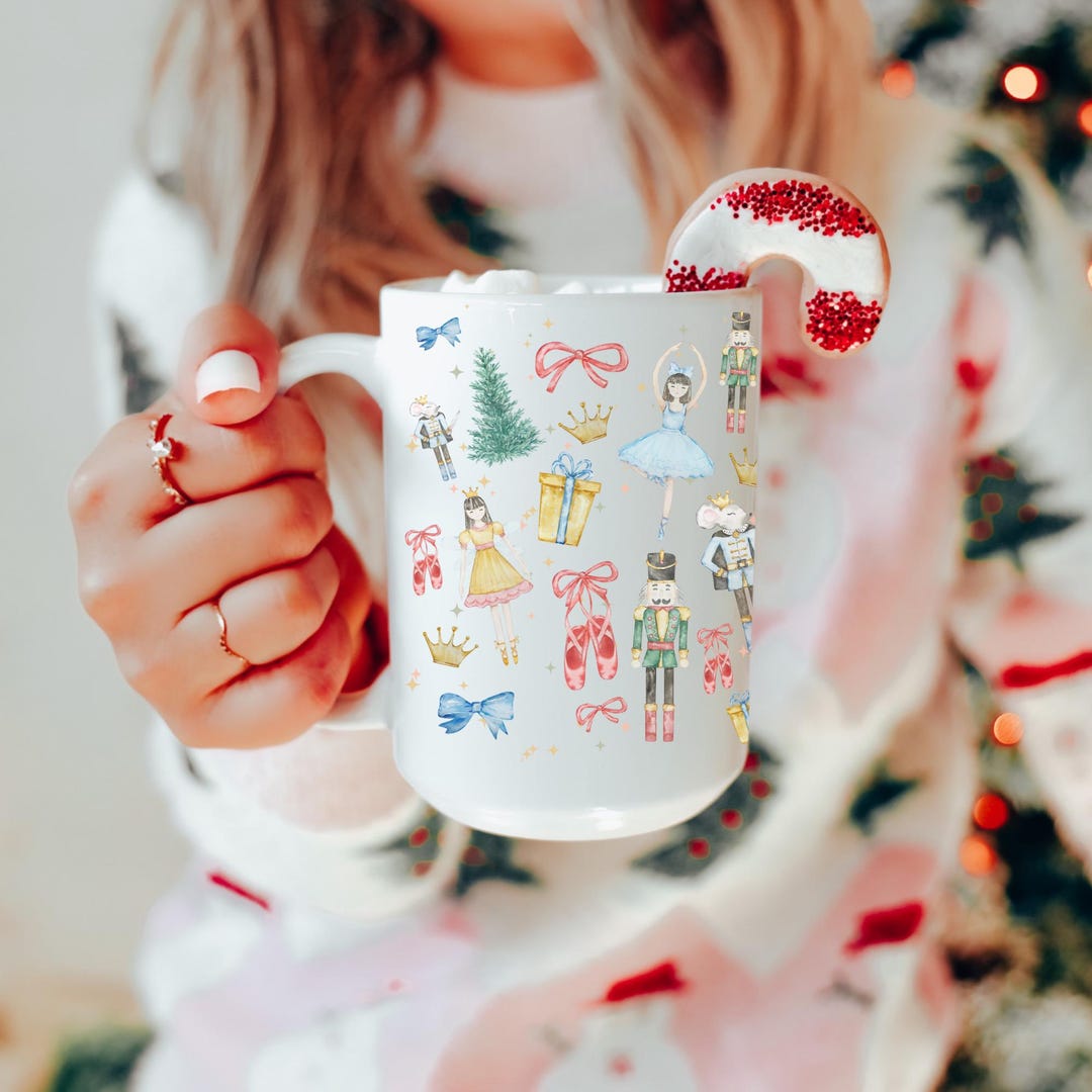 Nutcracker Christmas Mug, Christmas Coffee Cup, Tea, Hot Chocolate, Fun ...