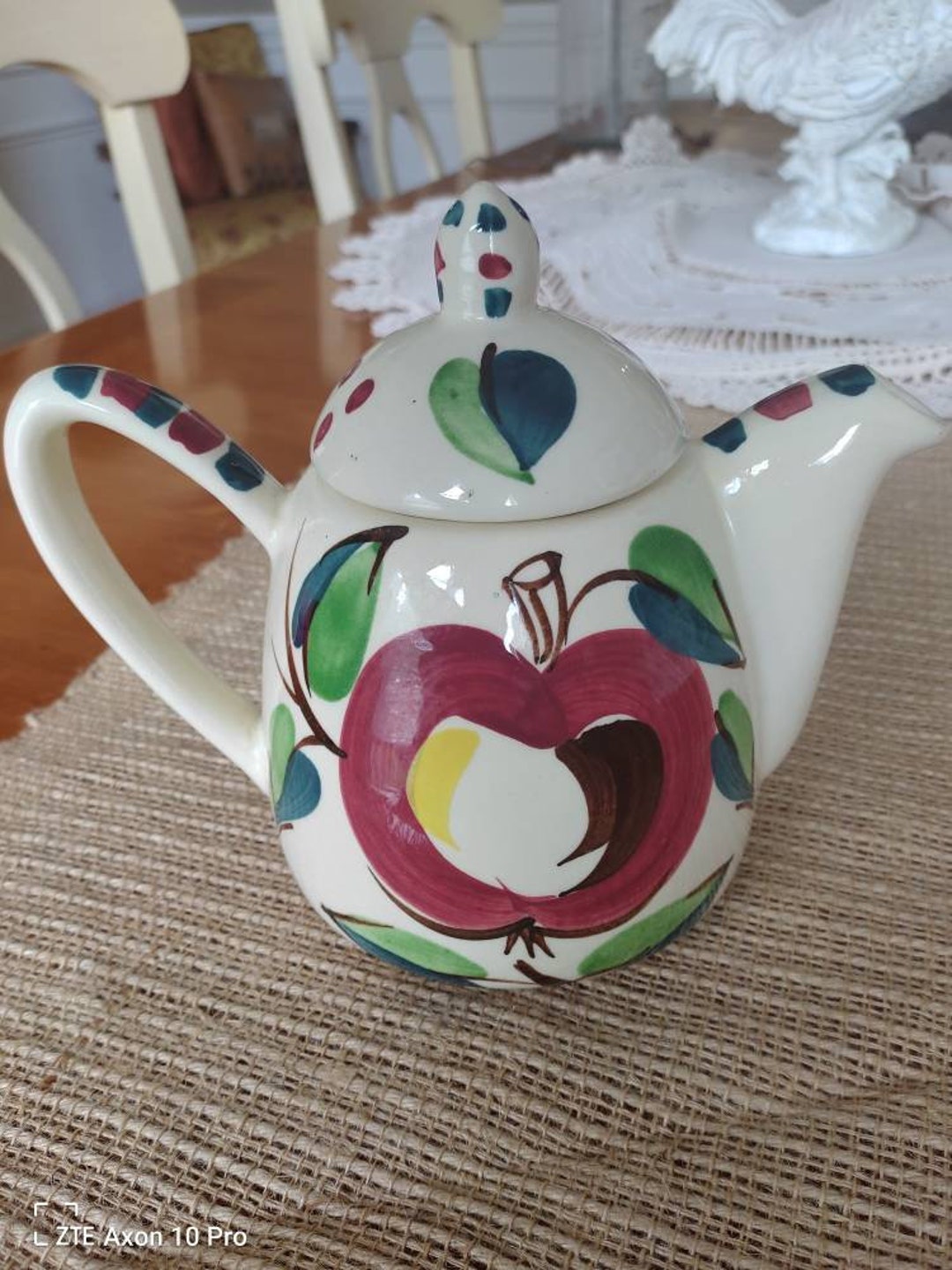 Vintage Purintan Slipware Teapot. Suezqsantiq - Etsy