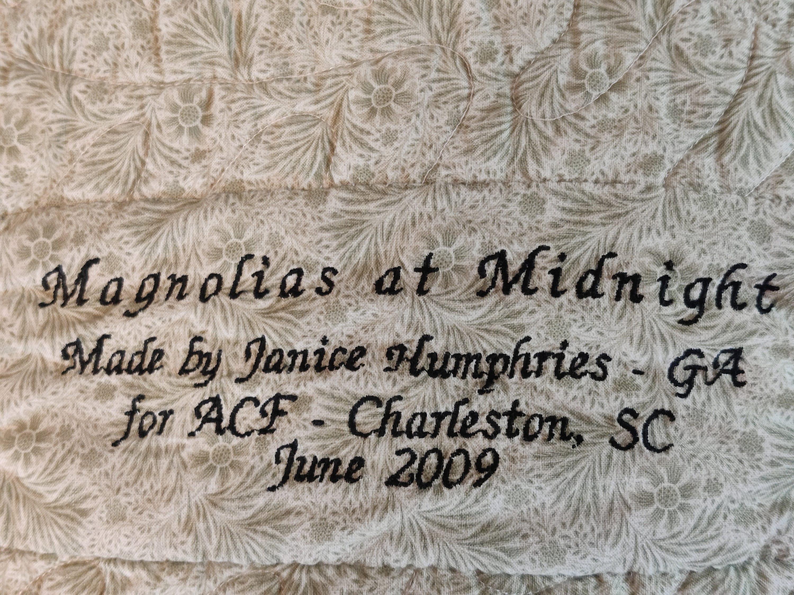 Magnolias at Midnight Signed by It's Southern Creator Suezqsantiqs - Etsy