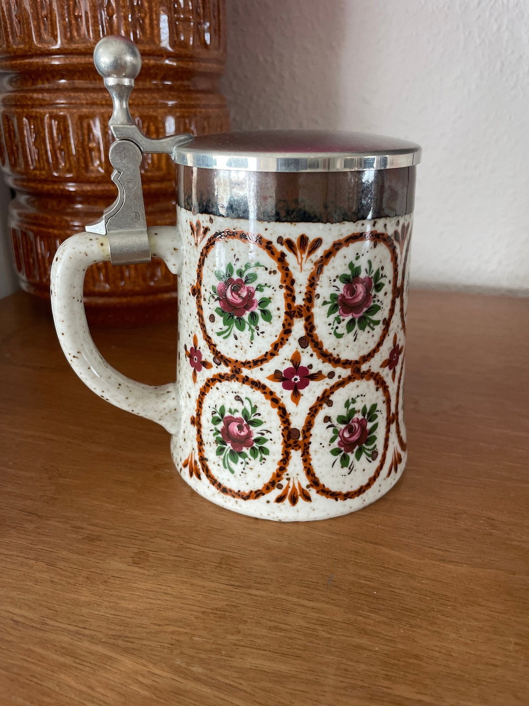 Vintage BMF Beer Stein Mug From Germany With Pewter Lid - Etsy