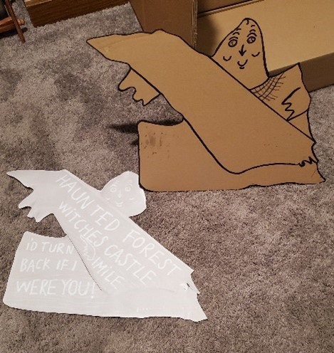 WIZARD OF OZ - Haunted Forest Sign Prop How-to Instructions - Etsy