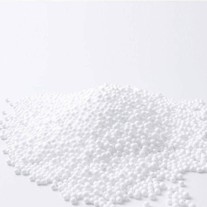 4 Pack of Micro Foam Beads (2 Rainbow and 2 White) - 40,000 FOAM BEADS ...