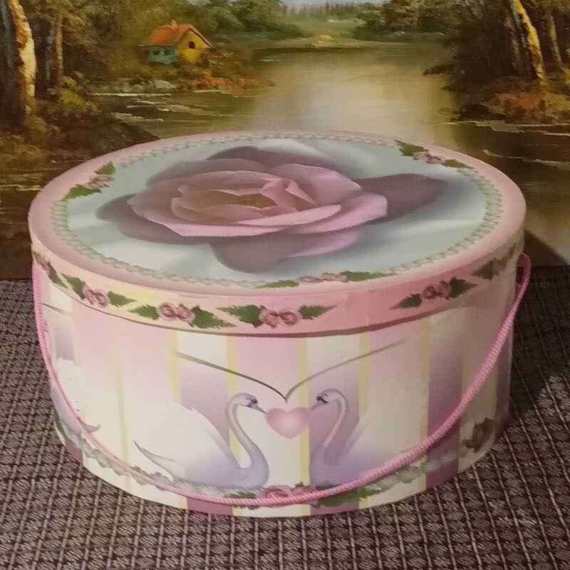 Vintage Hat Box - Etsy