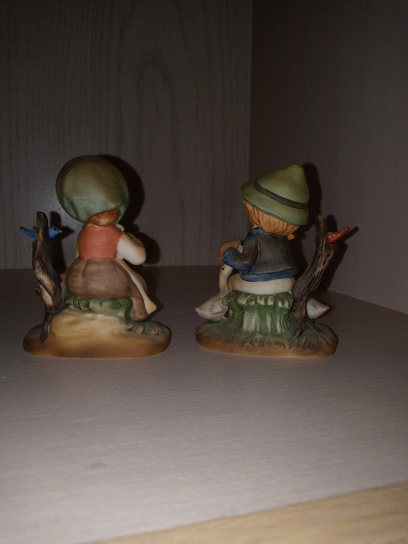 Vintage Japan Mini Hummel Figurines Boy Girl Hummel Like - Etsy