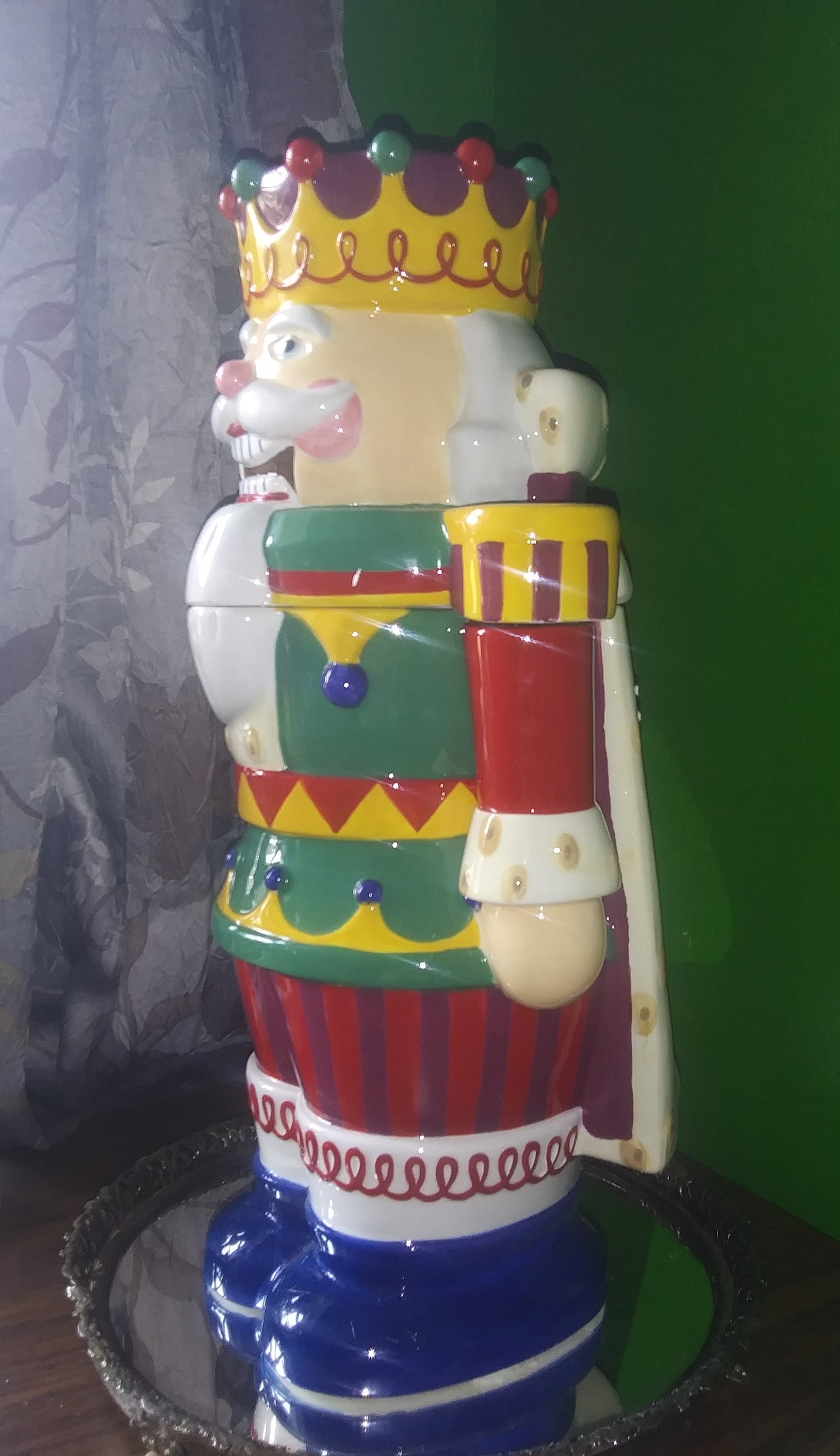 Nutcracker Cookie Jar Vintage Large Jeff and Jenny JC Penny | Etsy