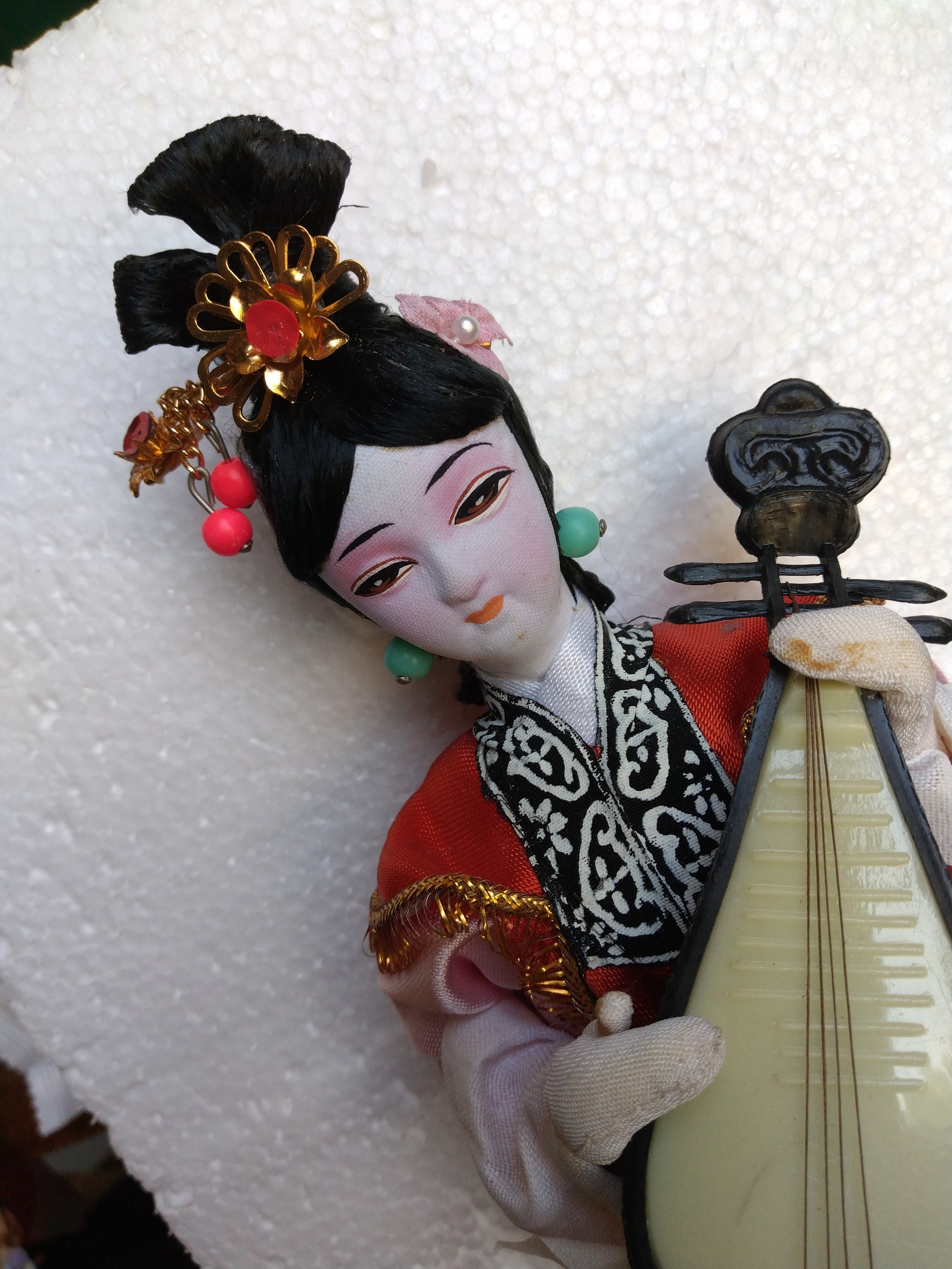 Vintage Japanese Geisha Cloth Doll Vintage Chinese Folk Art Fabric Hand ...