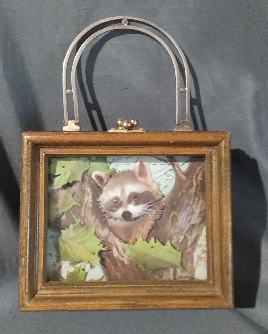 Vintage Shadow Box Purse Shadow Box Lidded Jewelry Box Purse - Etsy