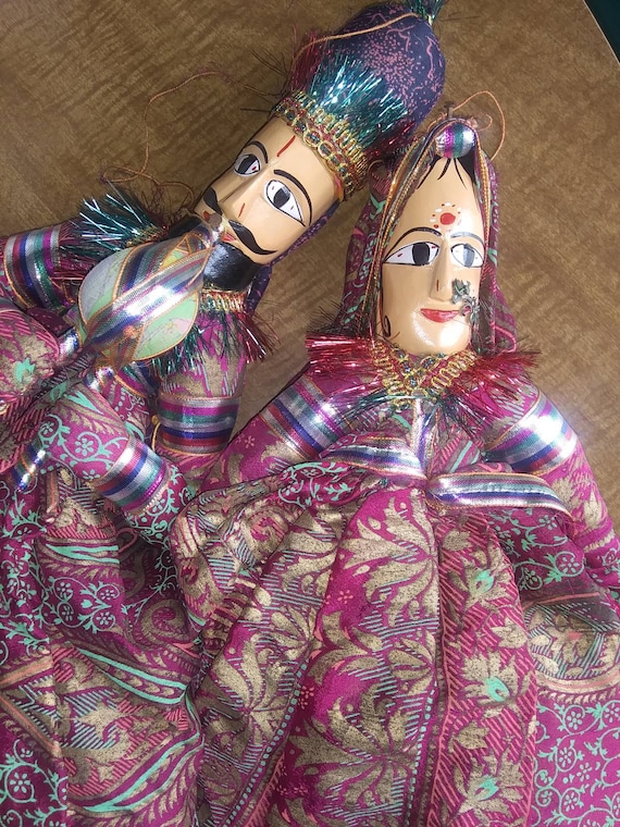 Banjara Indian Snake Charmer Marionette Puppet Vintage | Etsy