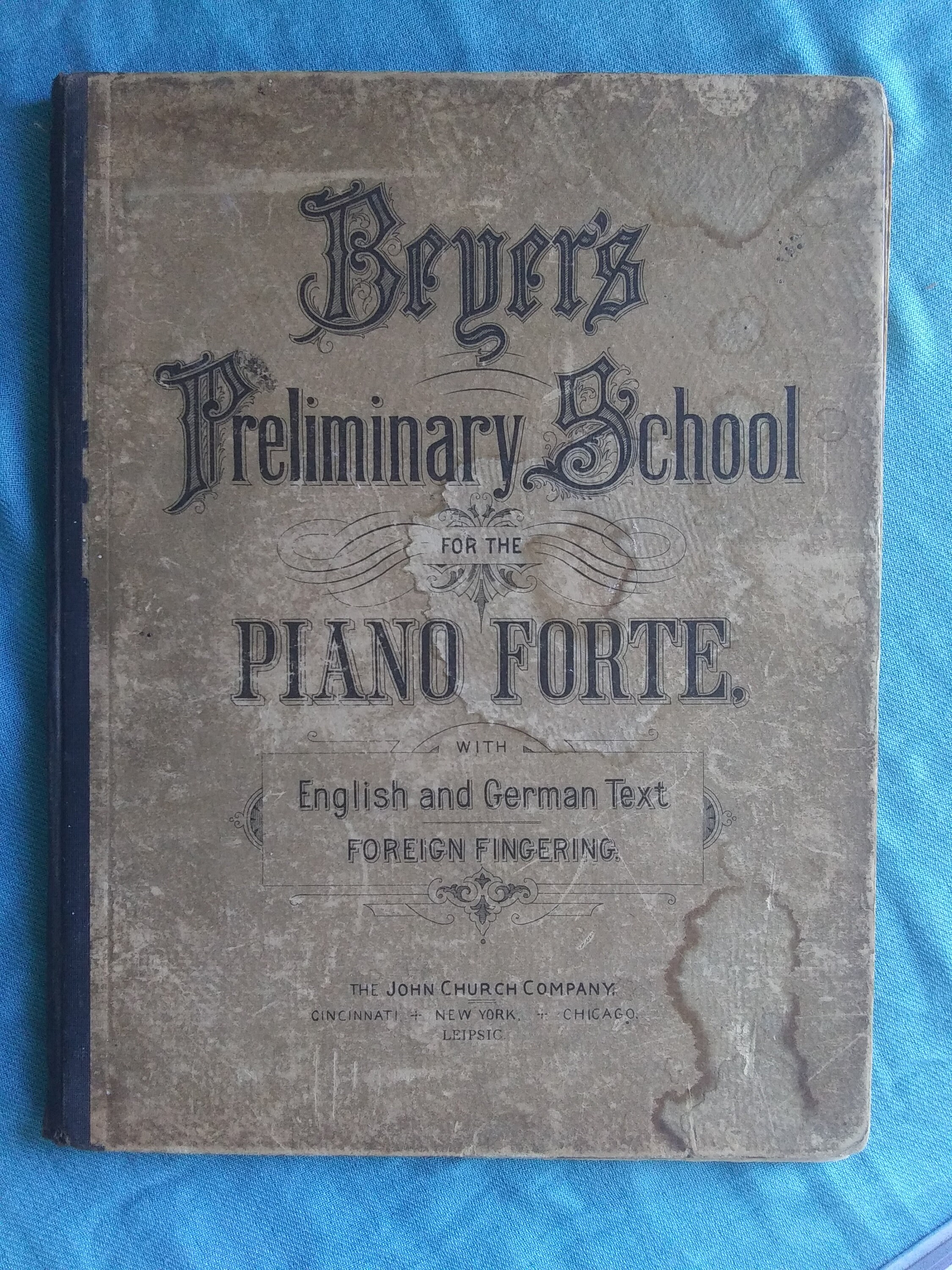 Antique Piano School Books Sigismund Lebert Louis Stark Antique Music ...