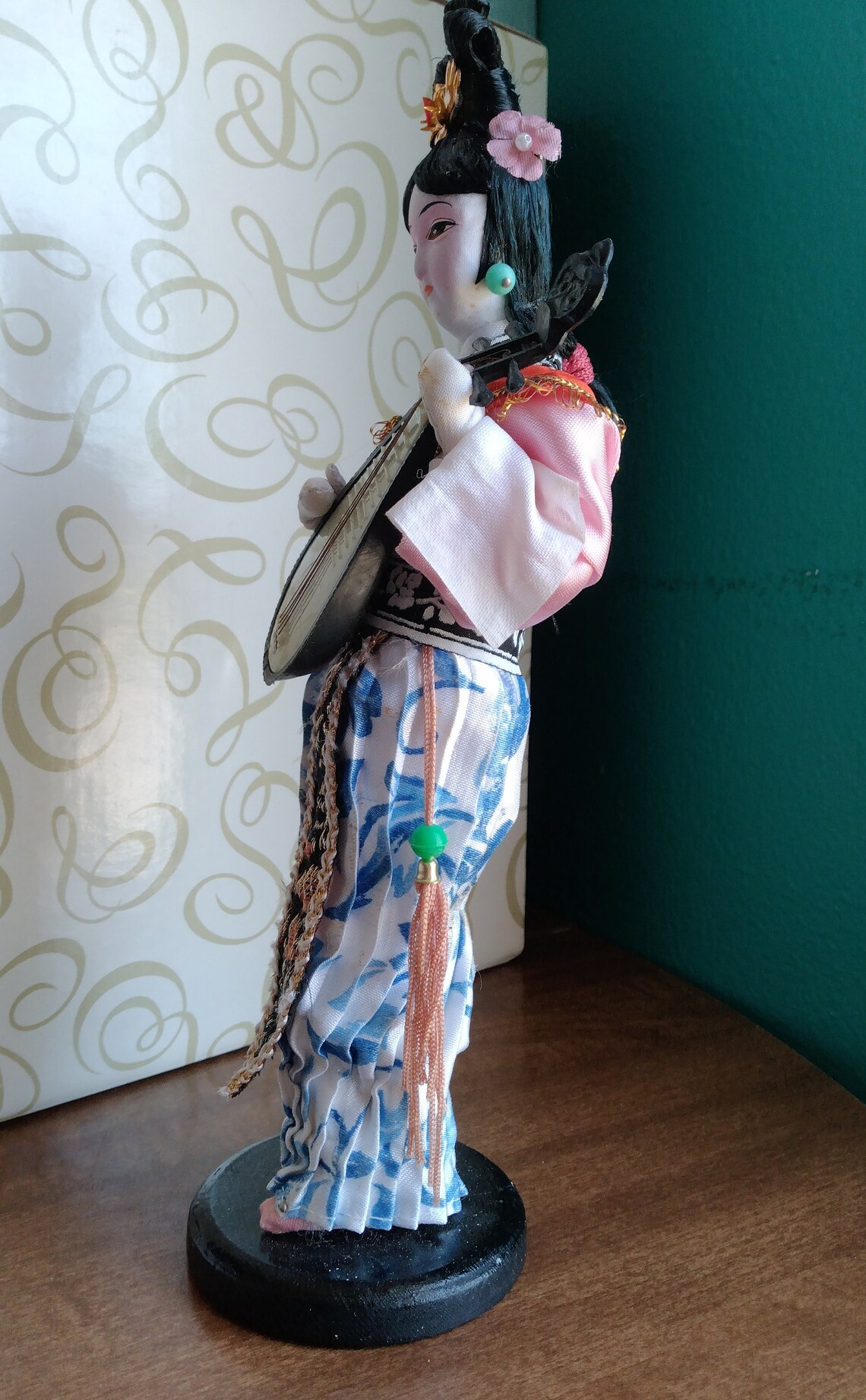 Vintage Japanese Geisha Cloth Doll Vintage Chinese Folk Art Fabric Hand ...