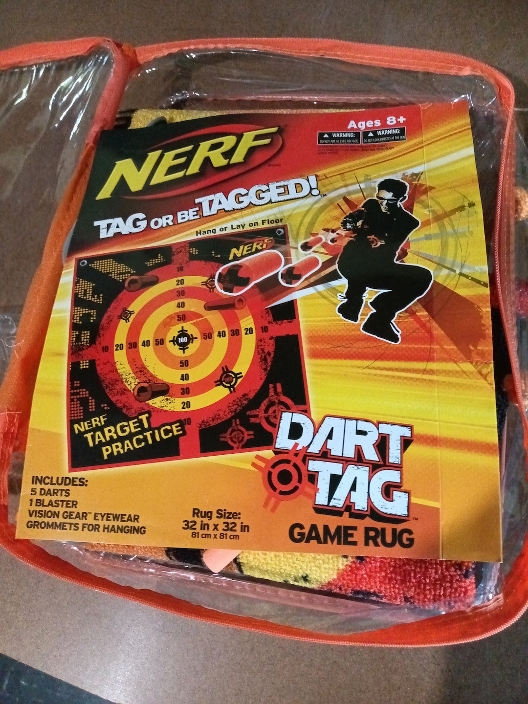 Rare Nerf Dart Tag Game Rug Vintage Nerf - Etsy