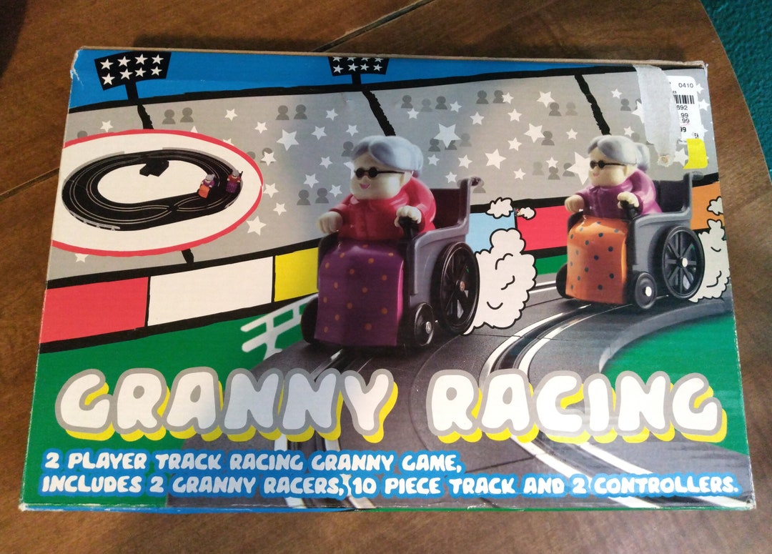 Vintage Rare Granny Race Track Board Game Granny Race - Etsy