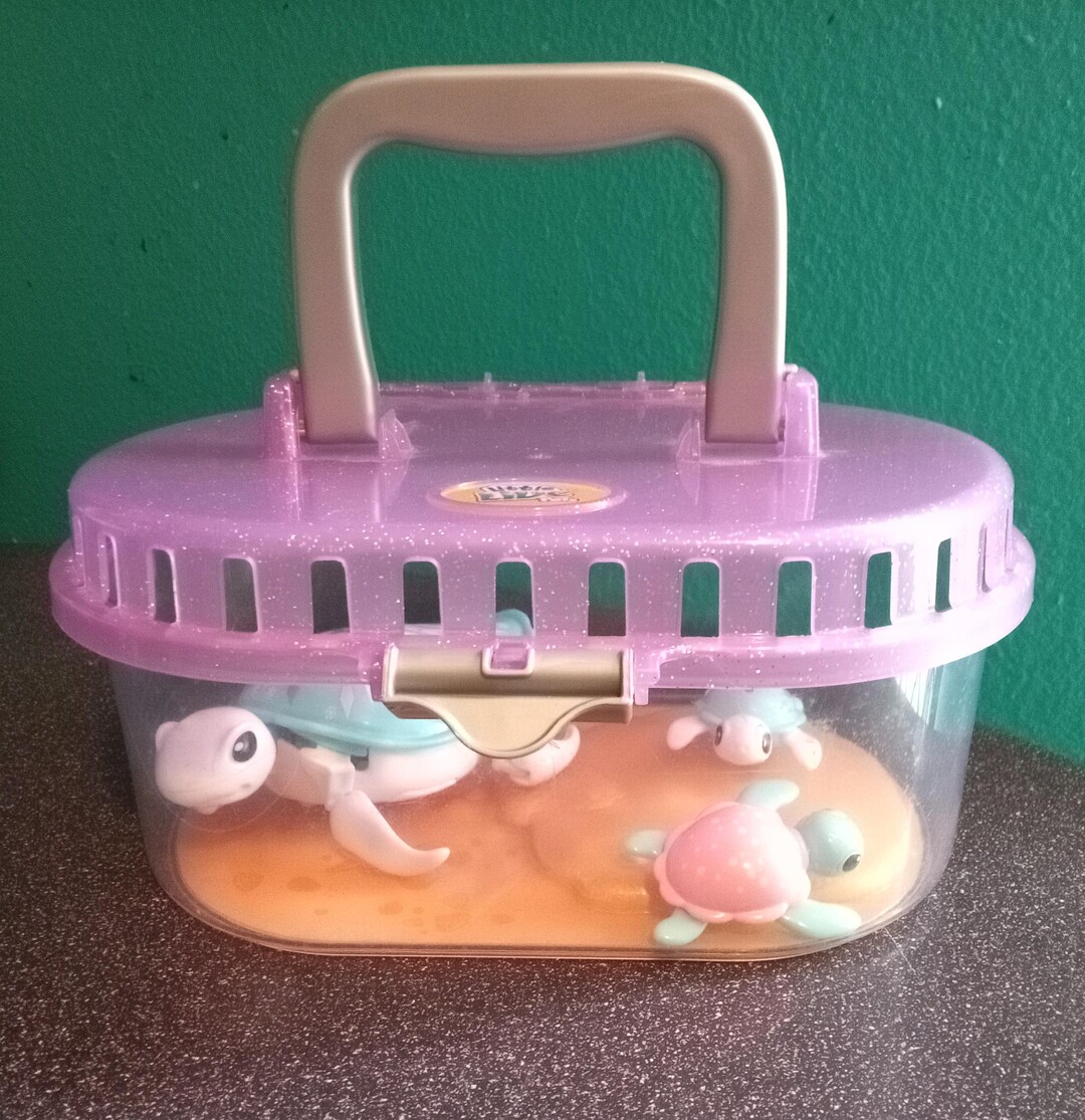 Little Live Pets Turtles Little Live Pets Rare Shelley Turtle Playset ...