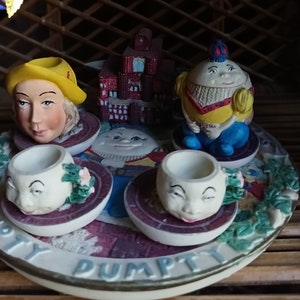 Vintage Young's Humpty Dumpty Miniature Tea Set Vintage Mini Tea Set ...