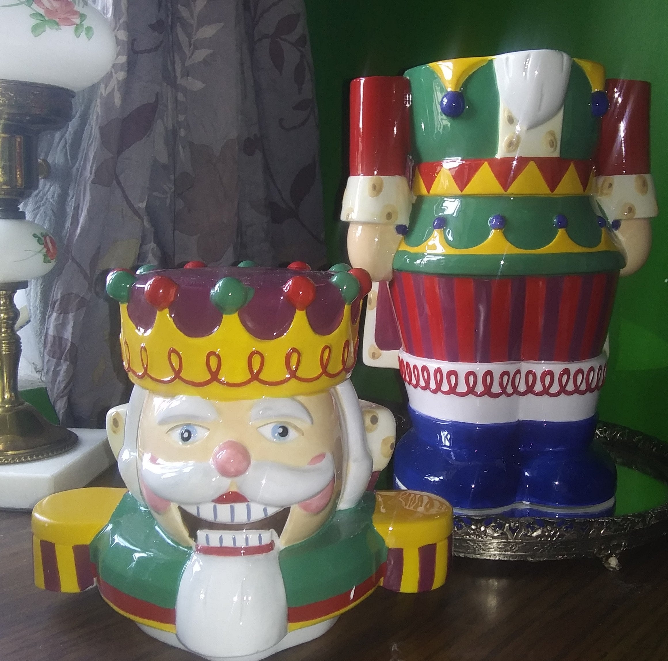Nutcracker Cookie Jar Vintage Large Jeff and Jenny JC Penny | Etsy