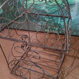 Vintage Metal Decorative Birdcage Tolle Heart Decorative Cage - Etsy