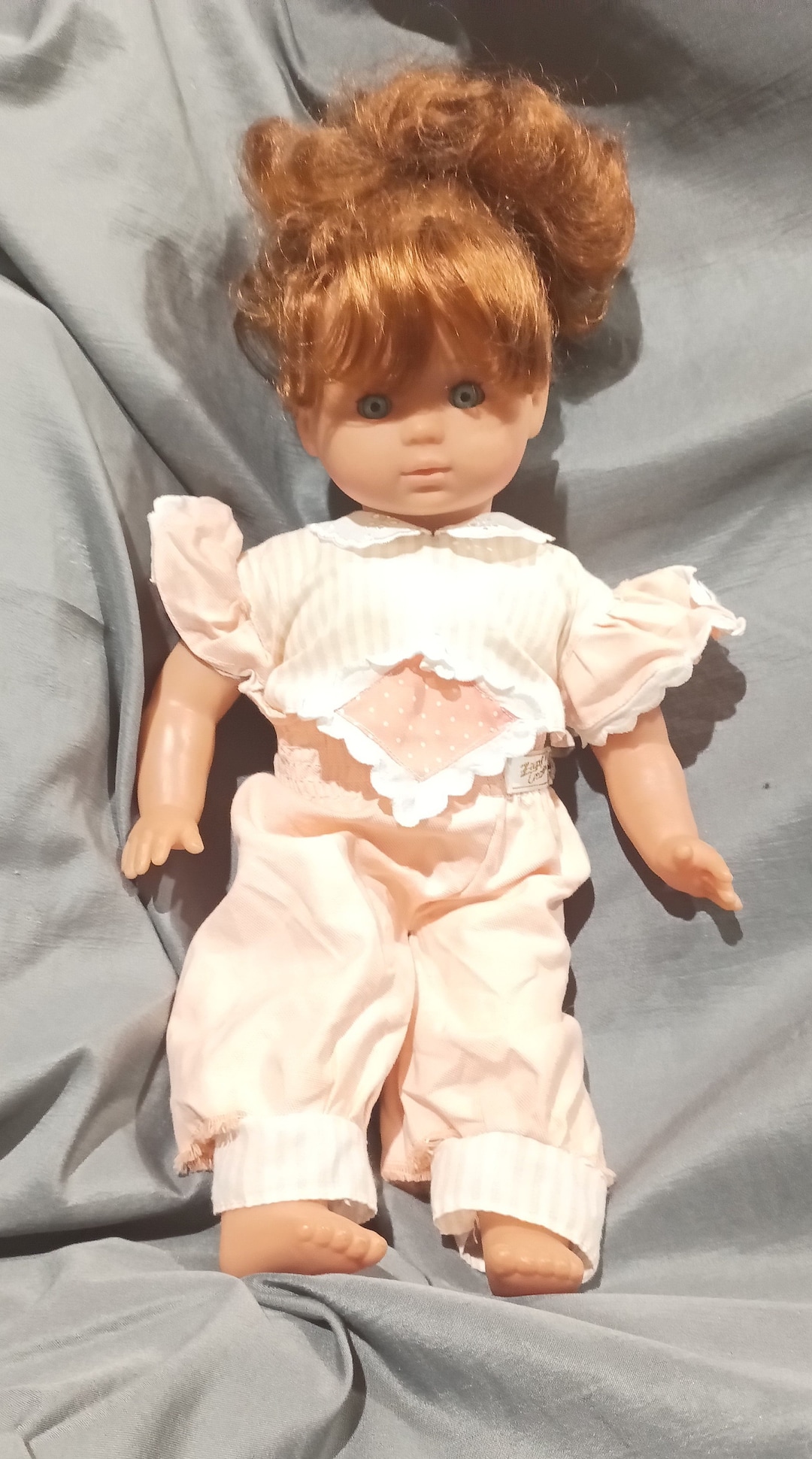 Vintage Balica Italy Doll Red Hair Light Blue Green Eyes Vintage Baby ...