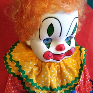 Vintage Rare Gatabox Perfekta Clown Doll Vintage It Clown Doll Baby ...