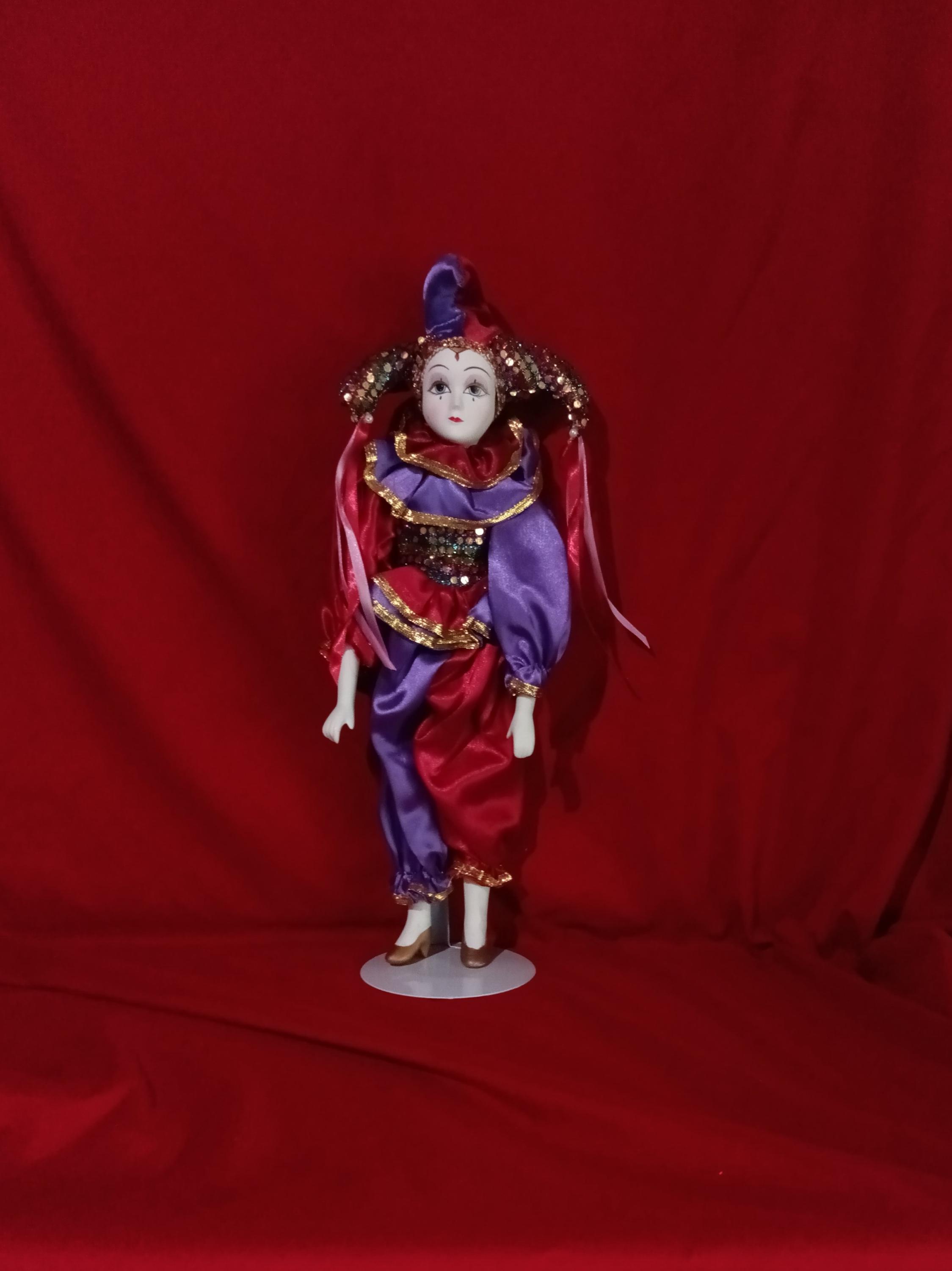 Vintage Mardi Gras Clown Court Jester Vintage Porcelain Clown - Etsy