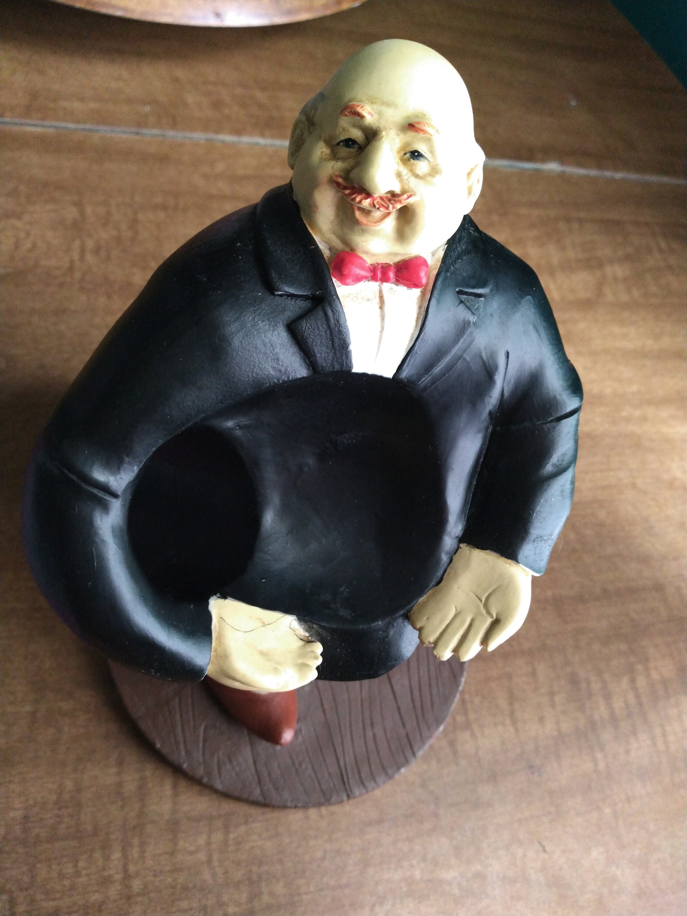 Resin Butler Waiter Wine Bottle Holder Vintage Kitchen Butler Waiter ...