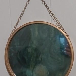 Hanging Round Mirror Chain Mirror Shabby Chic Mirror Decor - Etsy