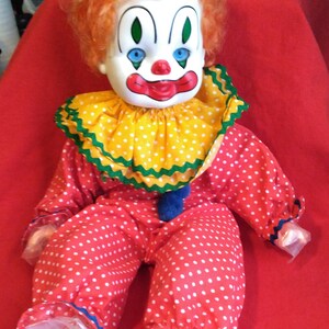 Vintage Rare Gatabox Perfekta Clown Doll Vintage It Clown Doll Baby ...