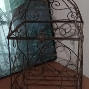 Vintage Metal Decorative Birdcage Tolle Heart Decorative Cage - Etsy