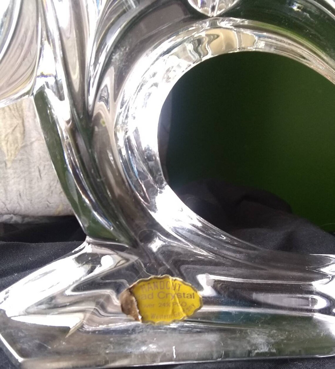 Antique Crystal Candlestick Holders West German Crystal - Etsy