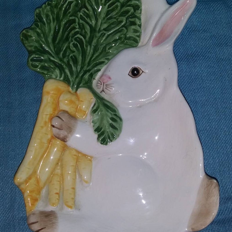 Rabbit Plate - Etsy