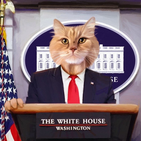 Custom Pet for President - Etsy