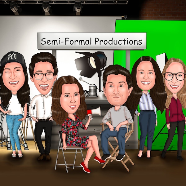 Manager Caricature - Etsy