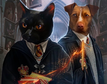 Custom Kylo Ren Pet Portrait . Star Wars Pet Portrait . Custom Pet ...