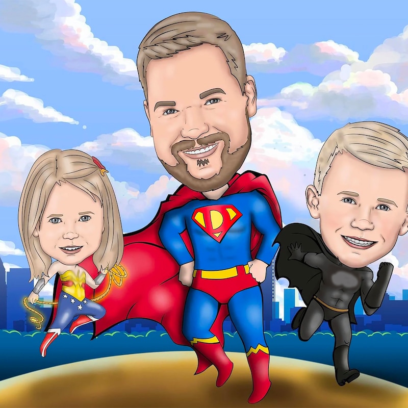 Grandpa Superhero - Etsy