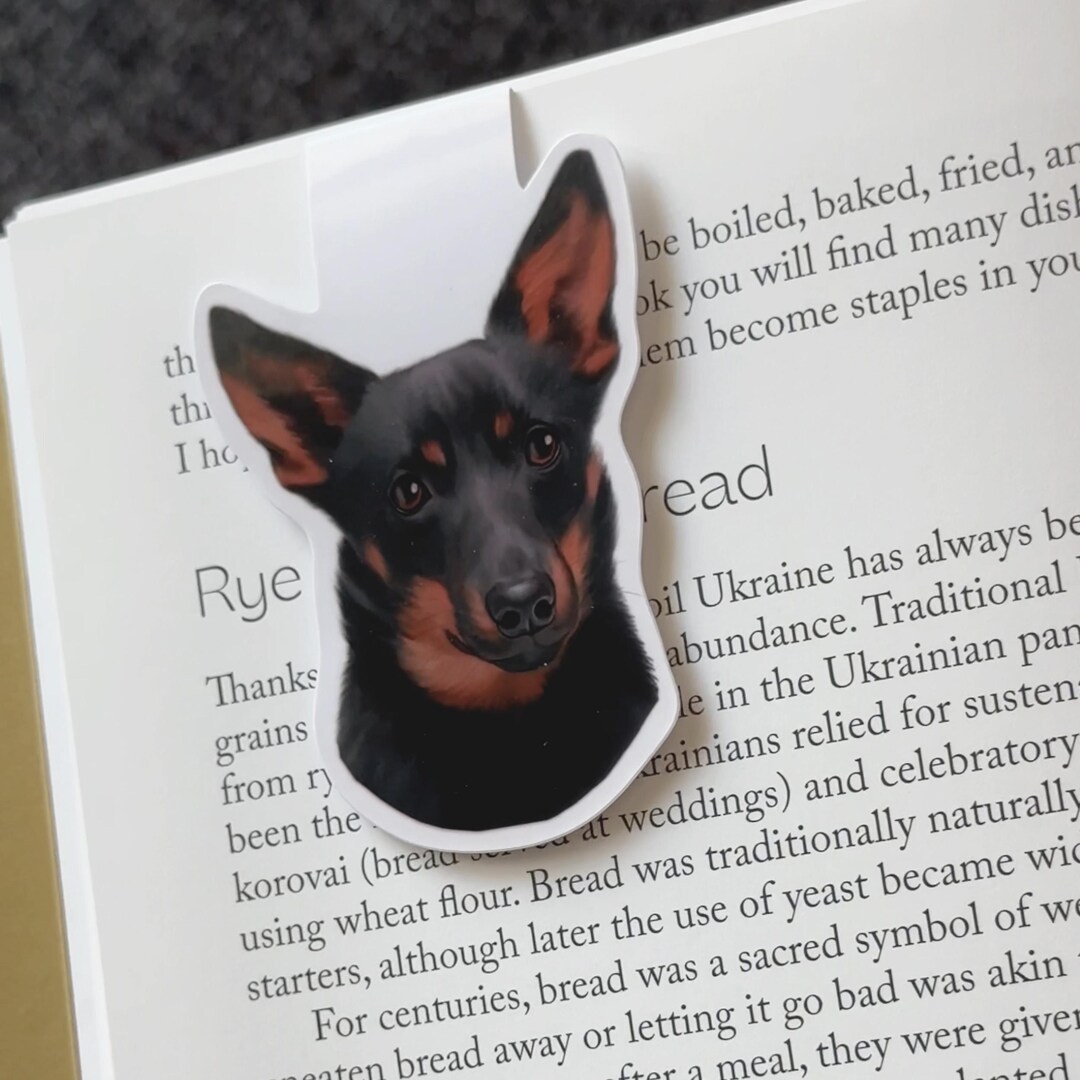 Personalized Dog Magnetic Bookmark, Custom Pet Photo Gift, Dog Mom ...