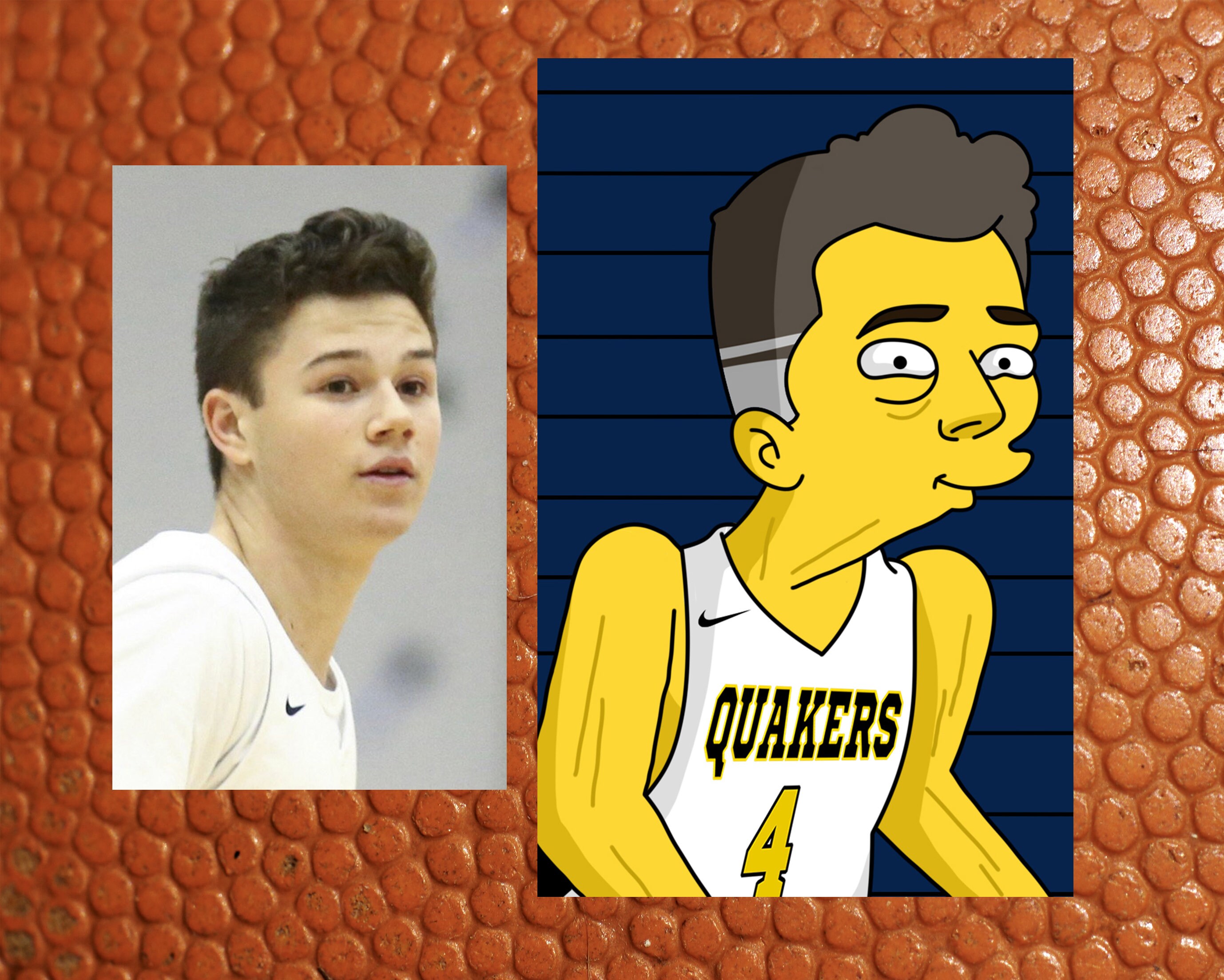 Basketball Team Gift Cartoon Custom Portrait Funny Gift - Etsy