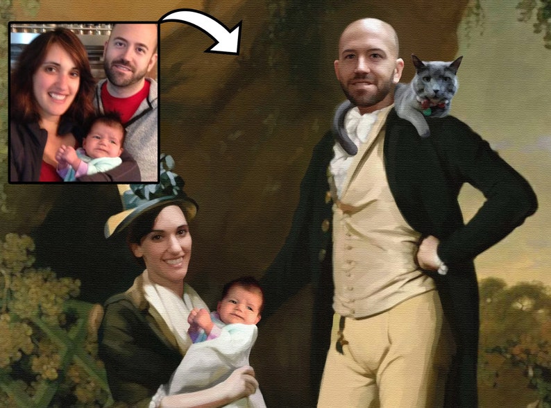 Custom Royal Family Portrait Royal Portrait Personalized - Etsy