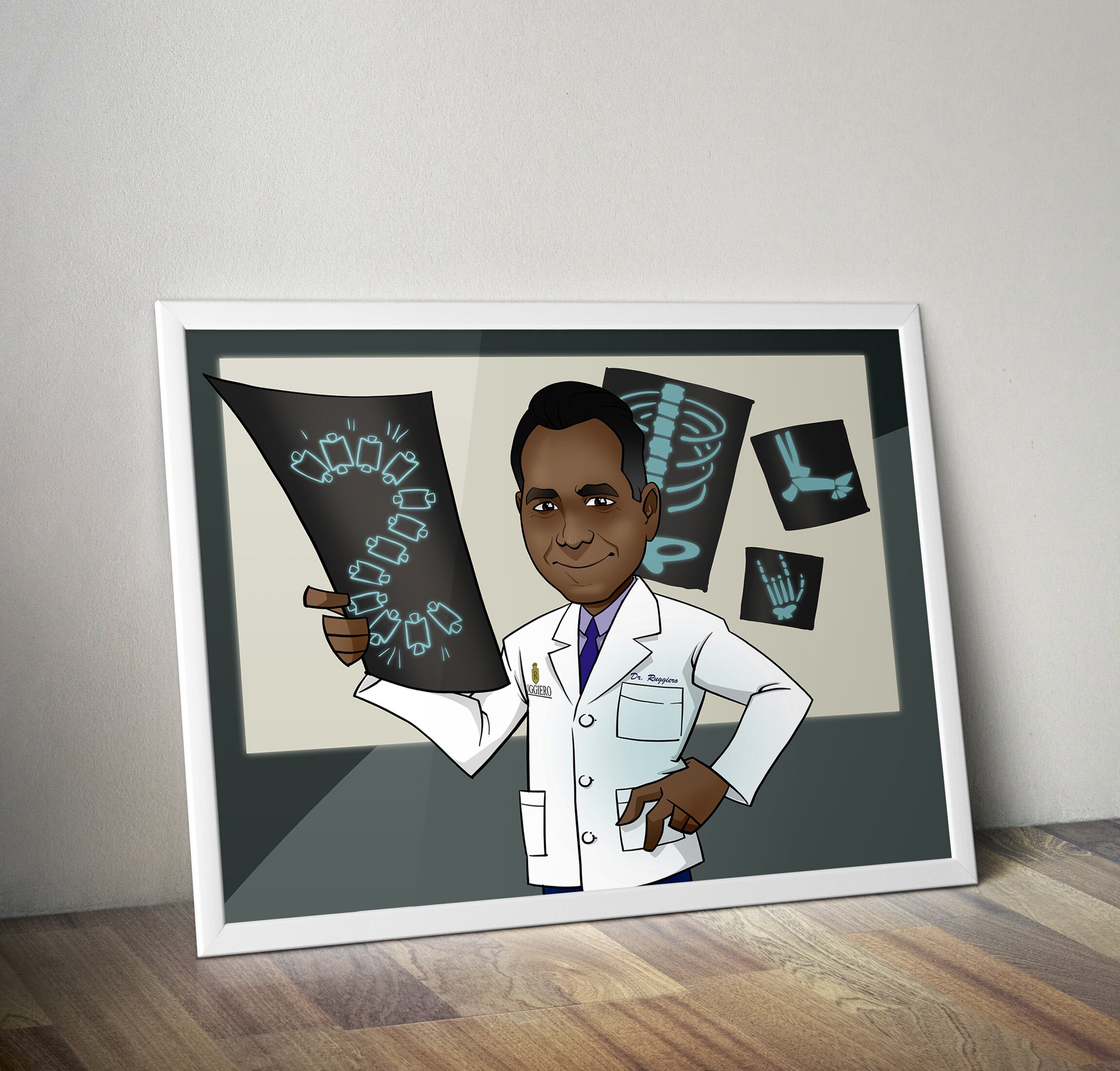 Orthopedist Gift Chiropractor Gift Custom Cartoon - Etsy