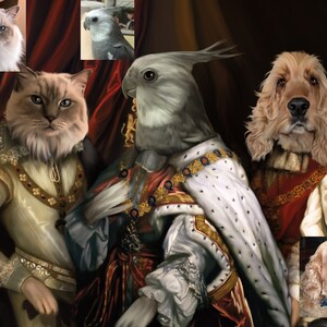 Parrot Owner Gift - Custom Pet Portrait, Parrot Lover Gift, Bird Lover ...