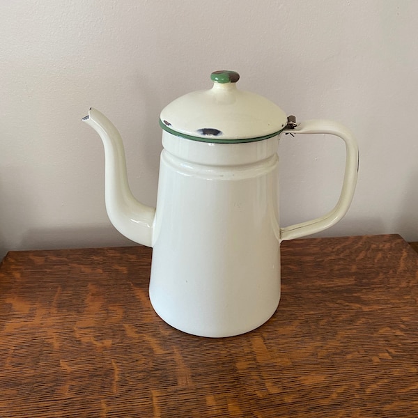 Enamel Coffee Pot - Etsy