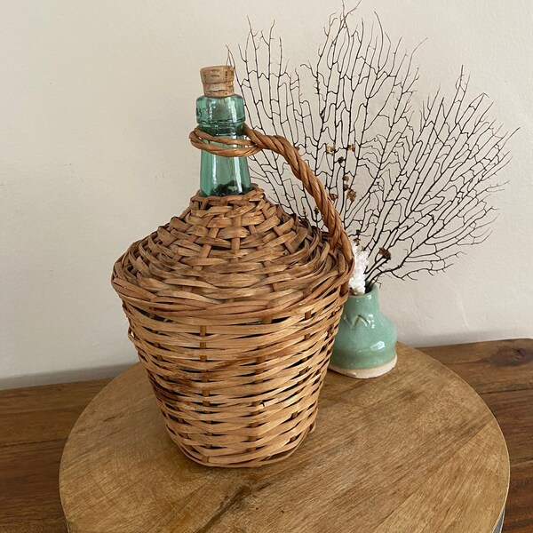 Wicker Demijohn - Etsy