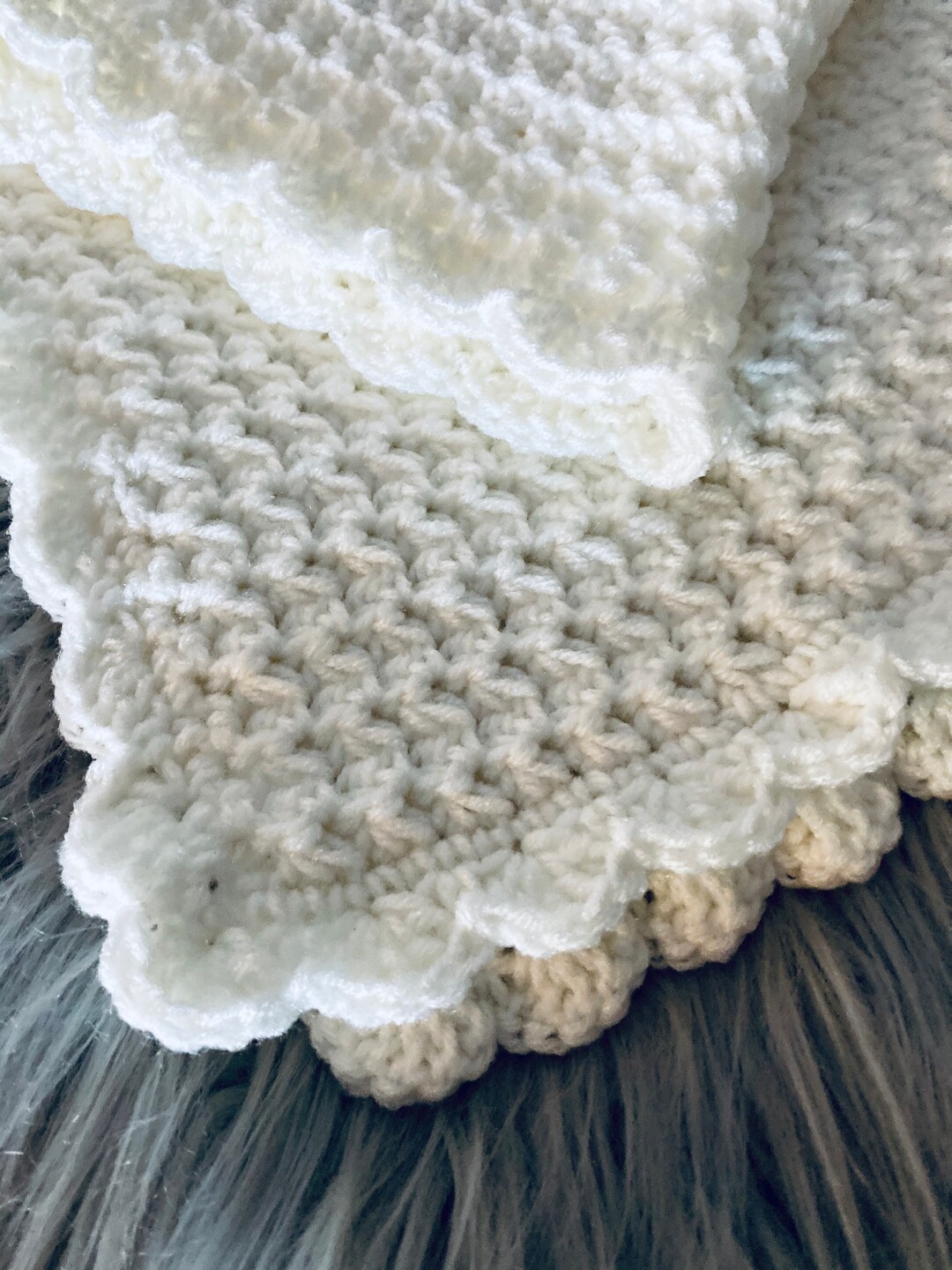 Ella Heirloom Blanket, Crochet Baby Blanket - Etsy