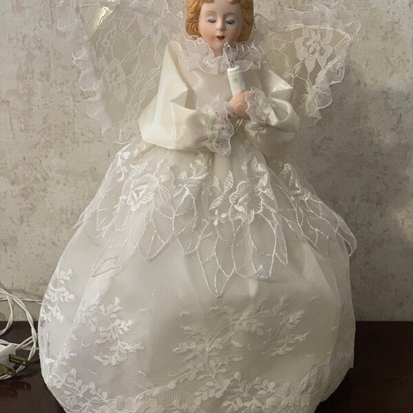 Vintage Angel Tree Topper - Etsy